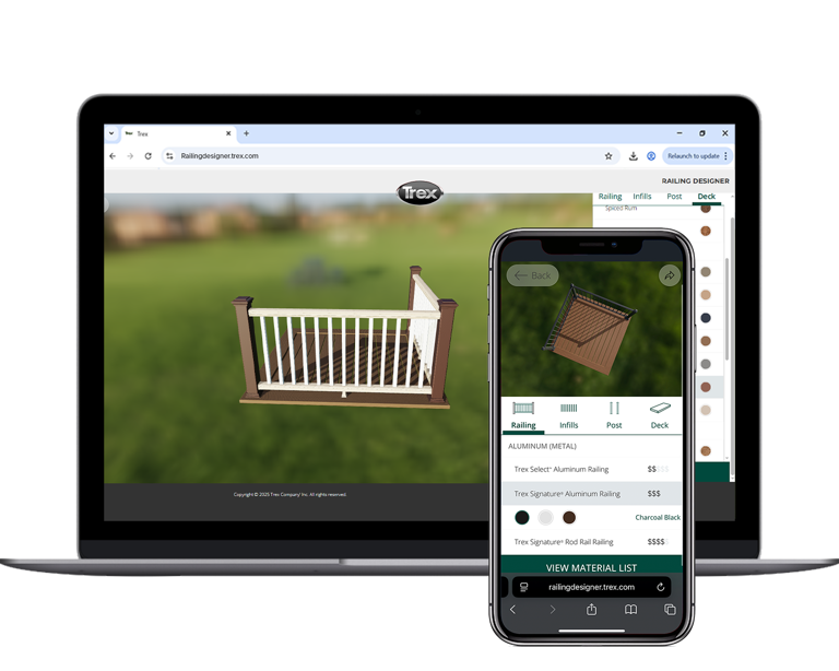 Trex Simplifies Railing Specification With New Design Tool