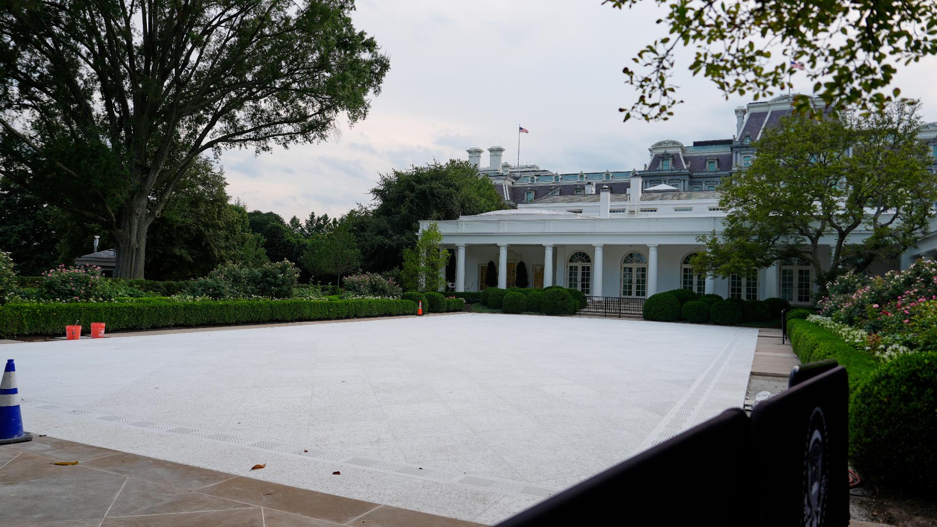 A look back at the White House Rose Garden as Trump’s paved makeover ...