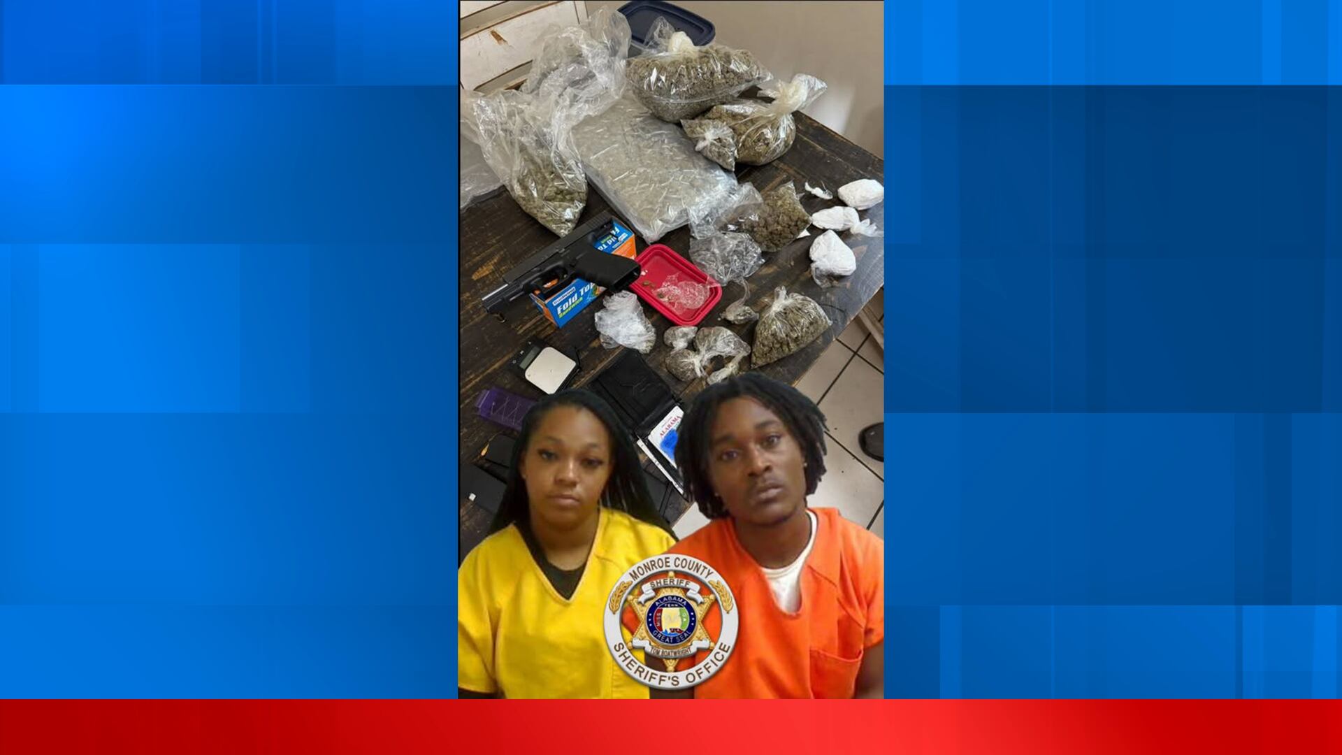 2 arrested in drug bust in Monroe County