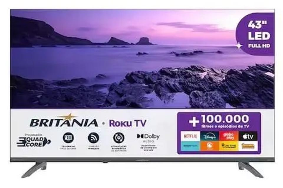 Smart TVs de 43 polegadas em oferta no Magalu; confira modelos AOC, Philco e mais