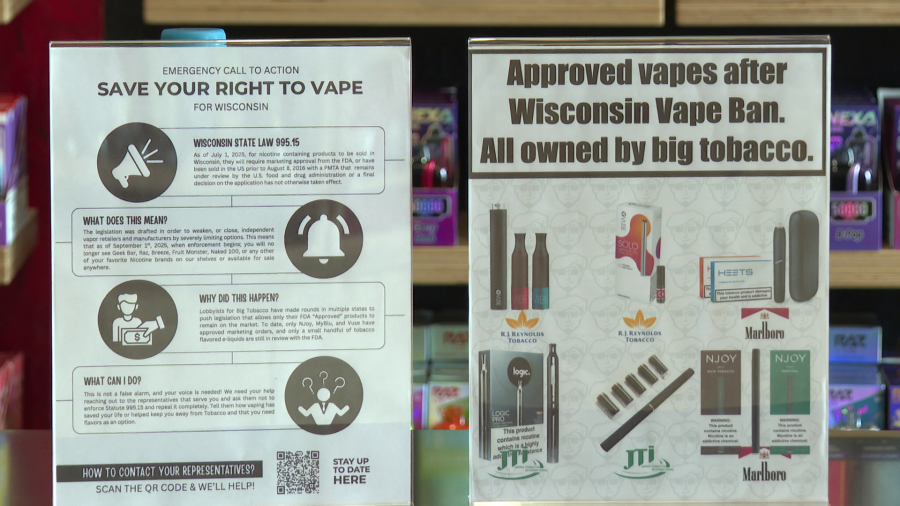 Vape shop owners in Green Bay express concerns as stores may be forced ...