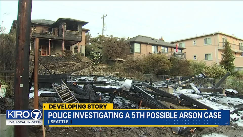 VIDEO: 5th possible arson case in Seattle