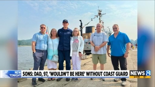 Sons: Dad, 97, 'would not be here' without Coast Guard member