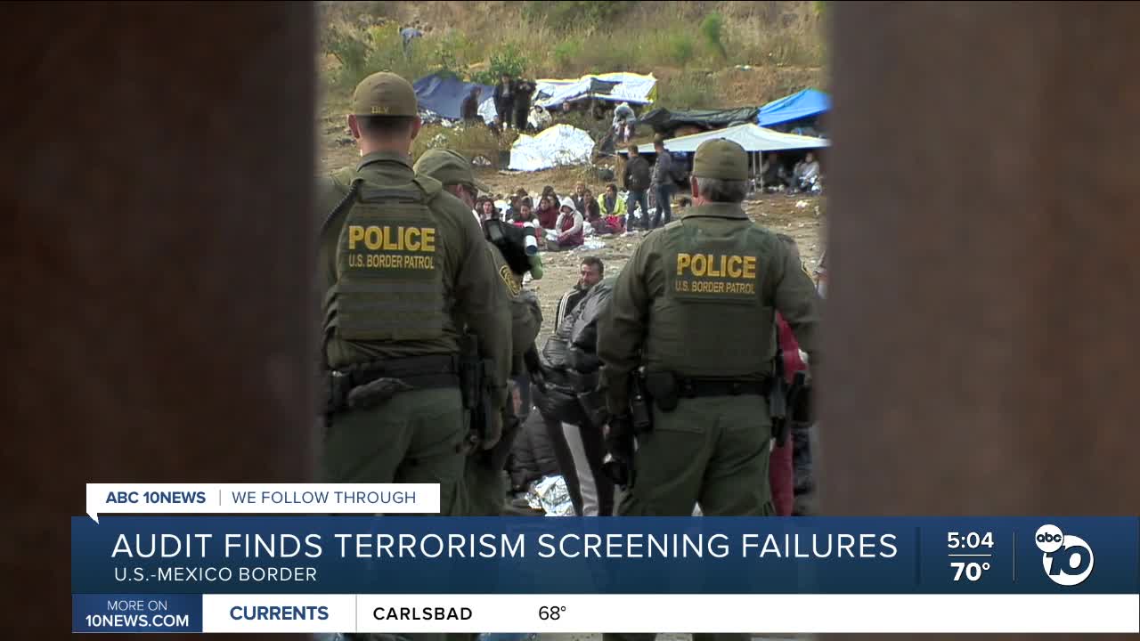 Audit finds terrorism screening failures