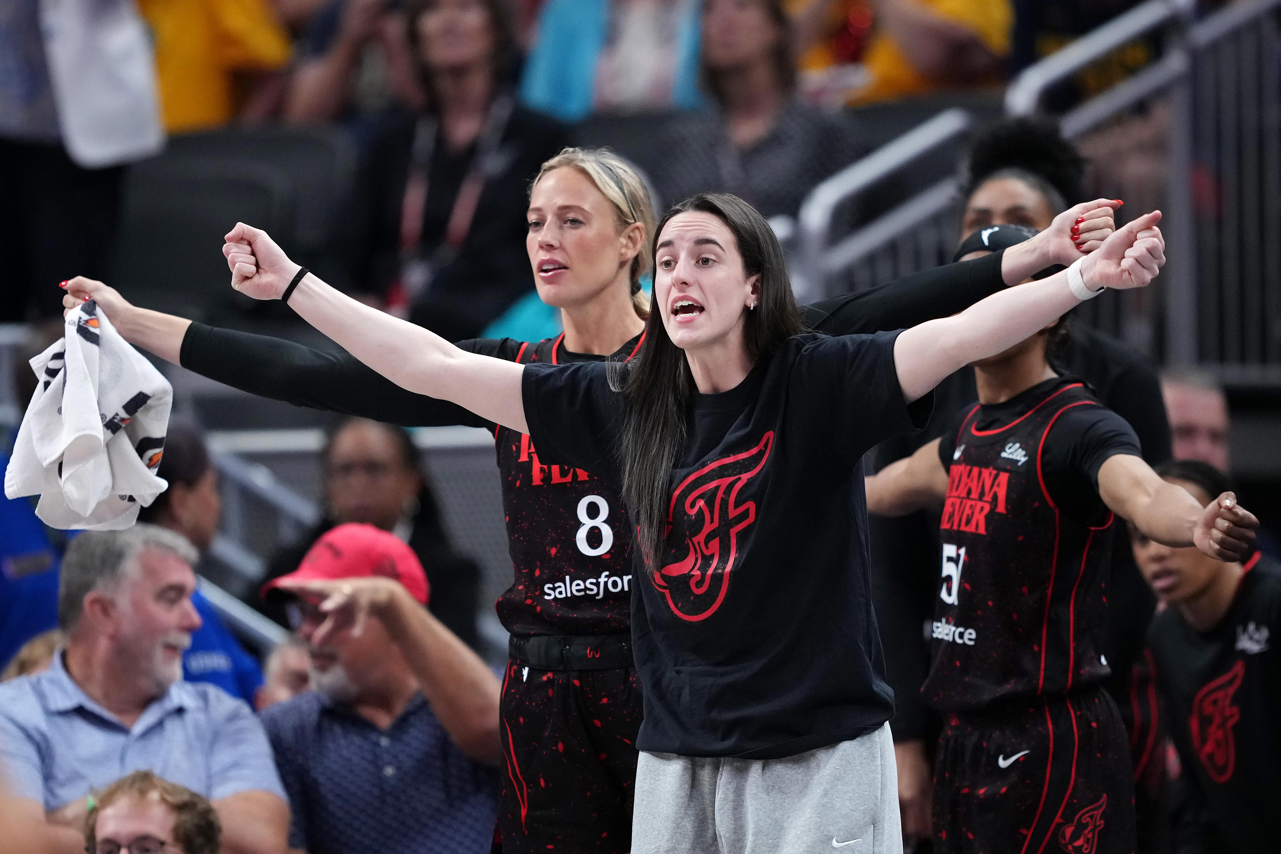 Caitlin Clark is here: Even sidelined, Indiana Fever star remains ...