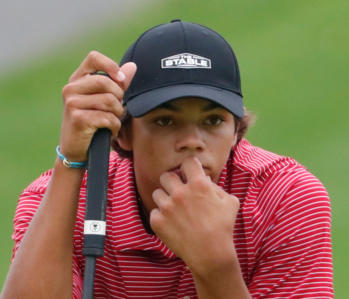 Who is Charlie Woods, son of Tiger Woods, paired with in the Junior PGA ...