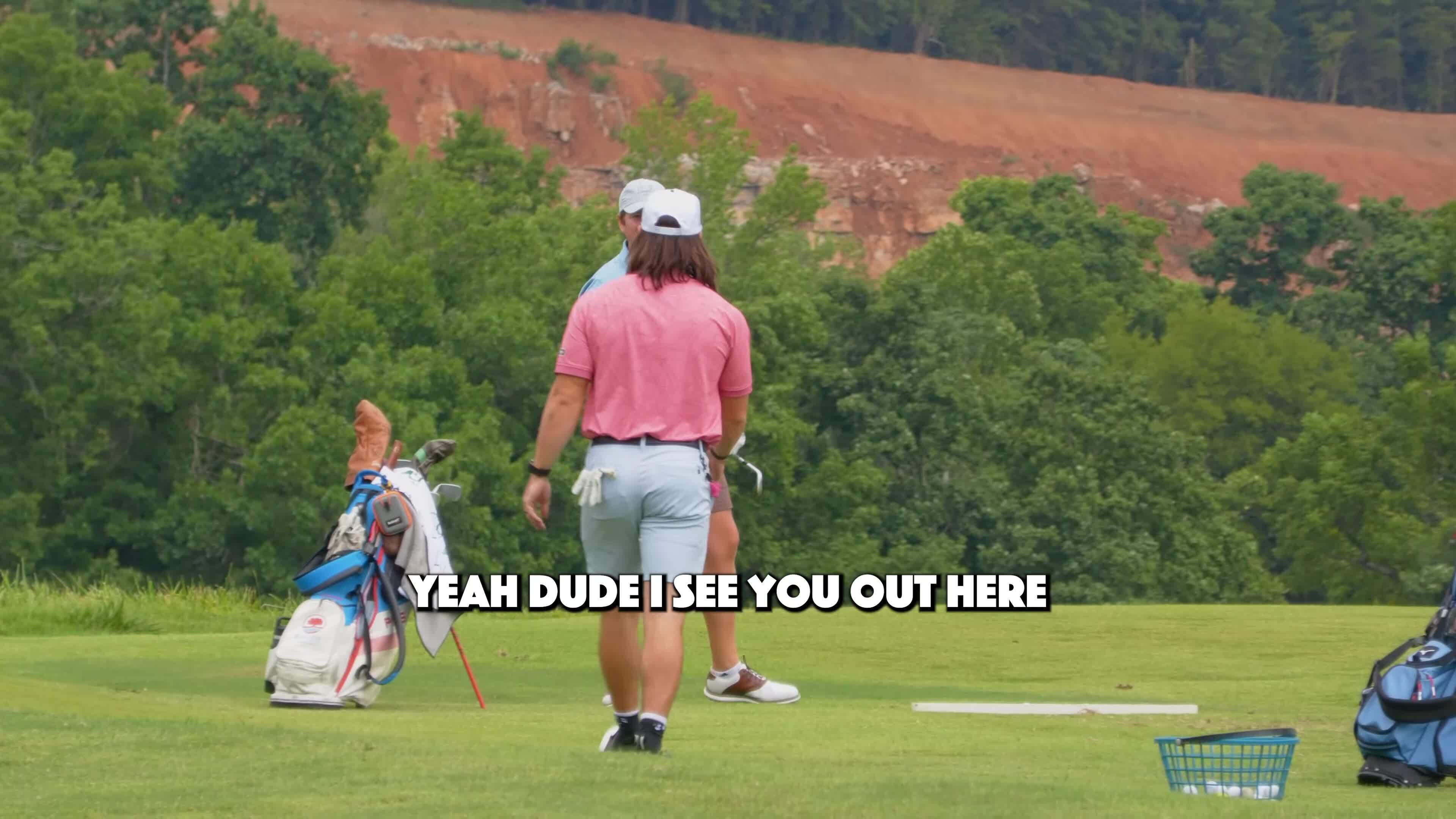 We got SANDBAGGED by a random golfer