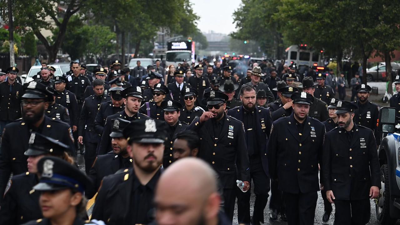 NY: Funeral Services For Slain NYPD Officer Didarul Islam. - 63065009