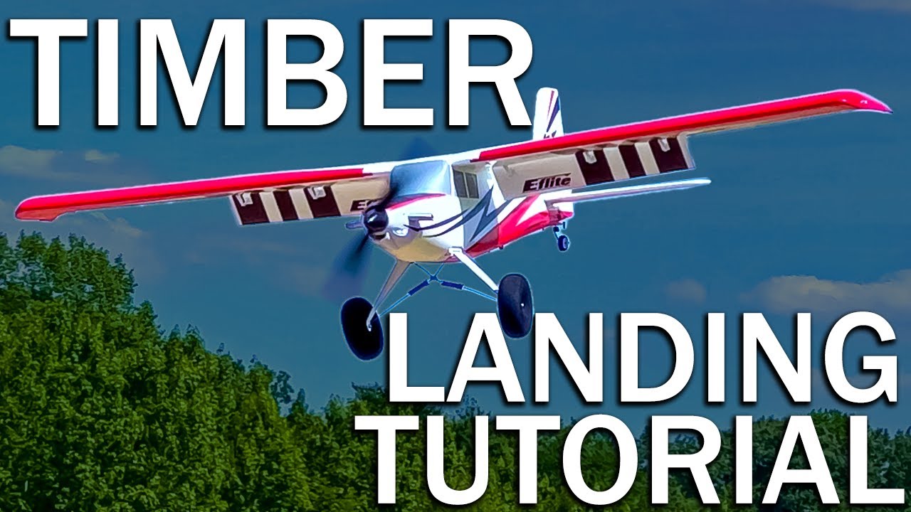 Learn How to Land High Wing RC Planes – E-flite Turbo Timber Landing ...
