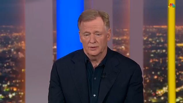 NFL commissioner Roger Goodell left choked up in first interview after ...