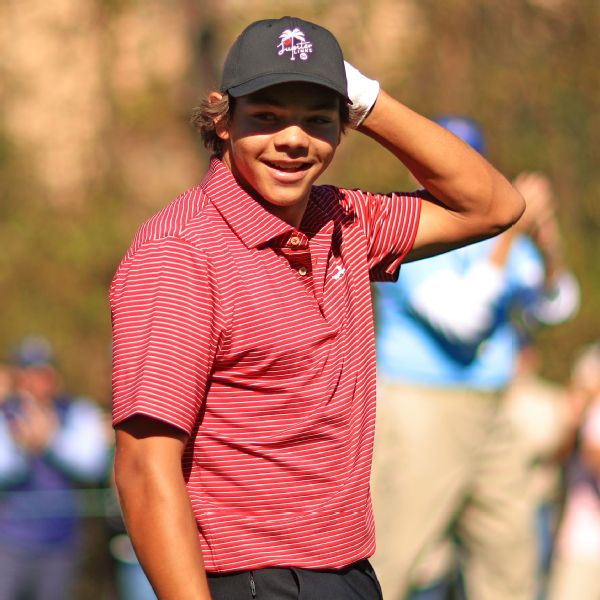 Charlie Woods T-2 at Junior PGA, looks to seal Ryder Cup spot