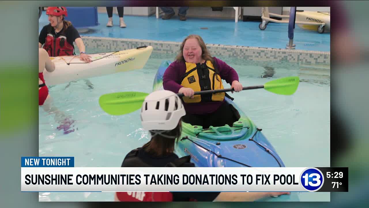 Sunshine Communities taking donations to fix pool
