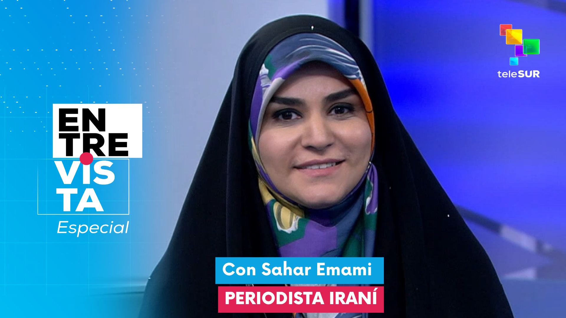 Sahar Emami ENTREVISTA ESPECIAL teleSUR 31-07-2025