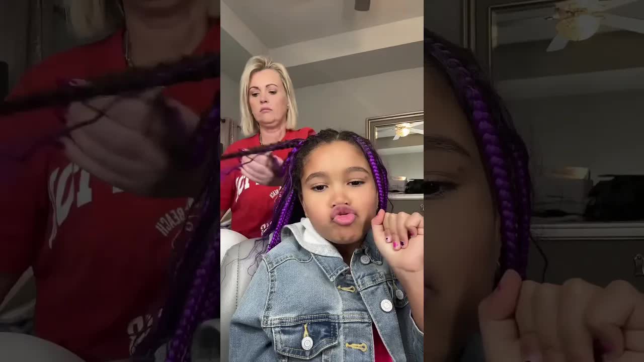 scarlett and tiania: unbraiding scarlett's bohemian braids