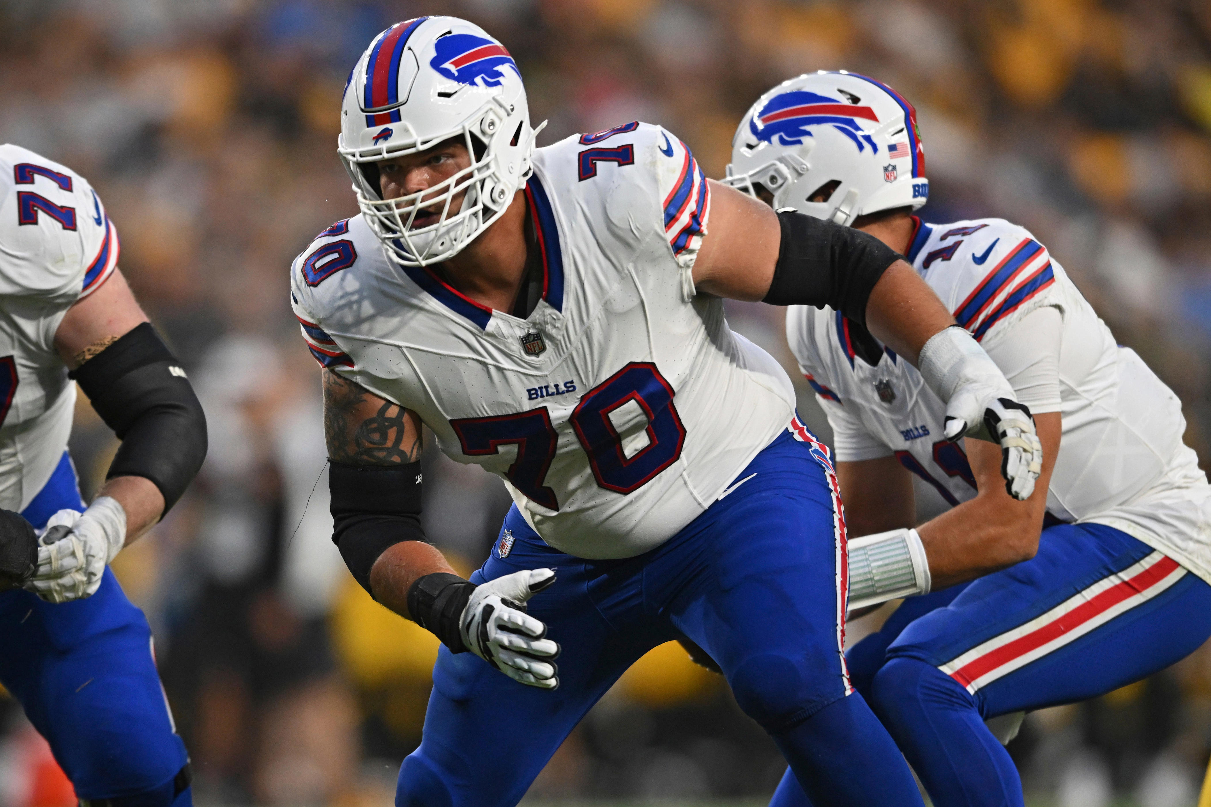 Bills backup offensive lineman Alec Anderson week-to-week after knee ...