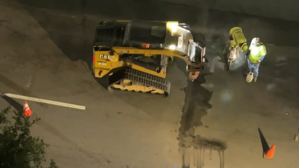 Neighbors say loud construction project is keeping them up at night