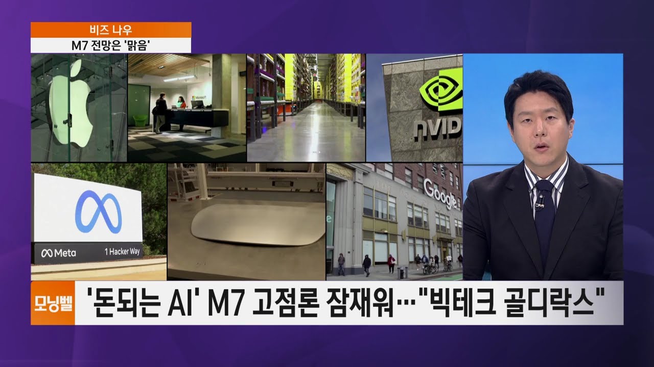 [비즈 나우] M7 줄줄이 호실적…'돈 되는 AI'에 전망은 '맑음'
