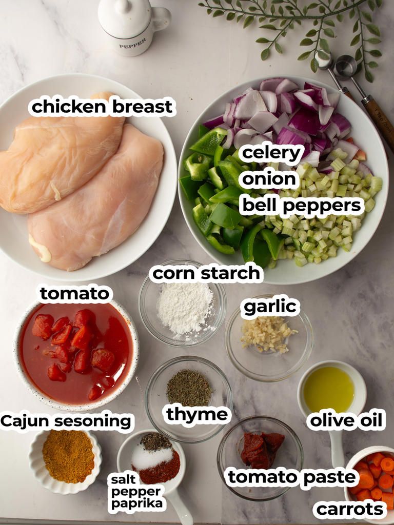 Cajun chicken stew
