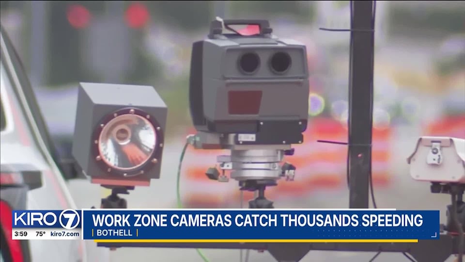 VIDEO: Work zone cameras catch thousands speeding
