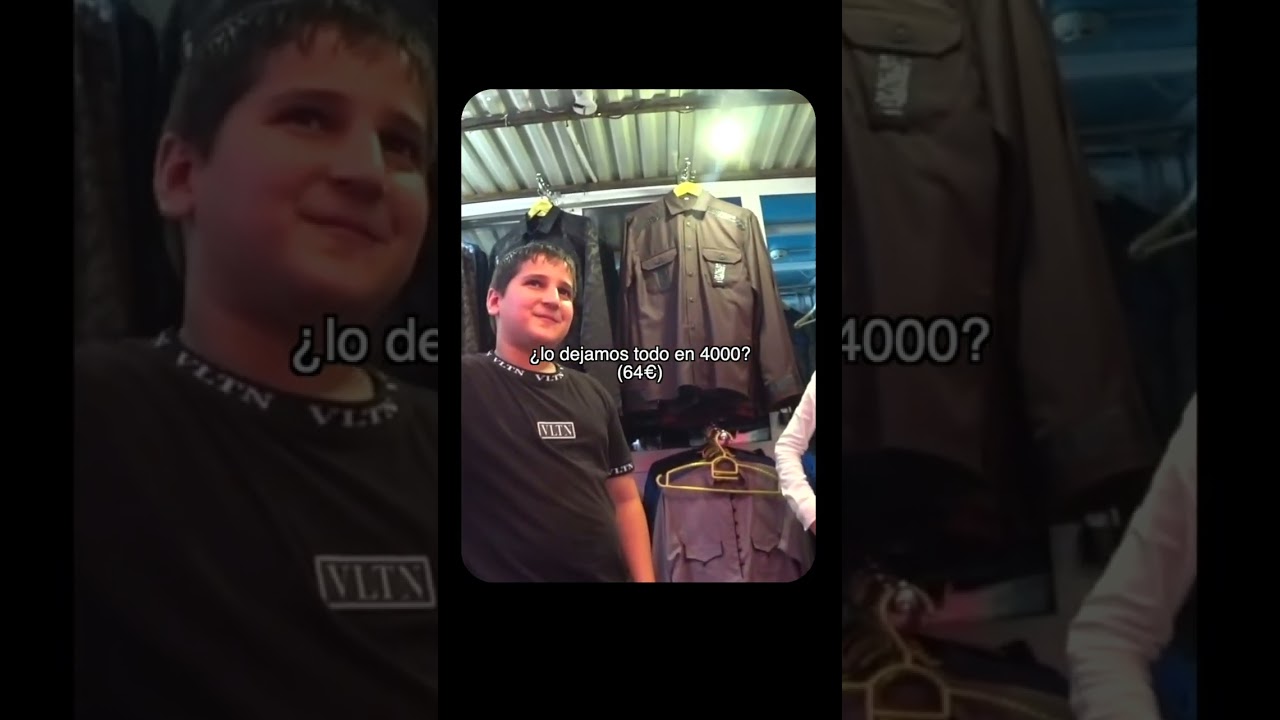 Regateo el Precio con Dos Niños Chechenos