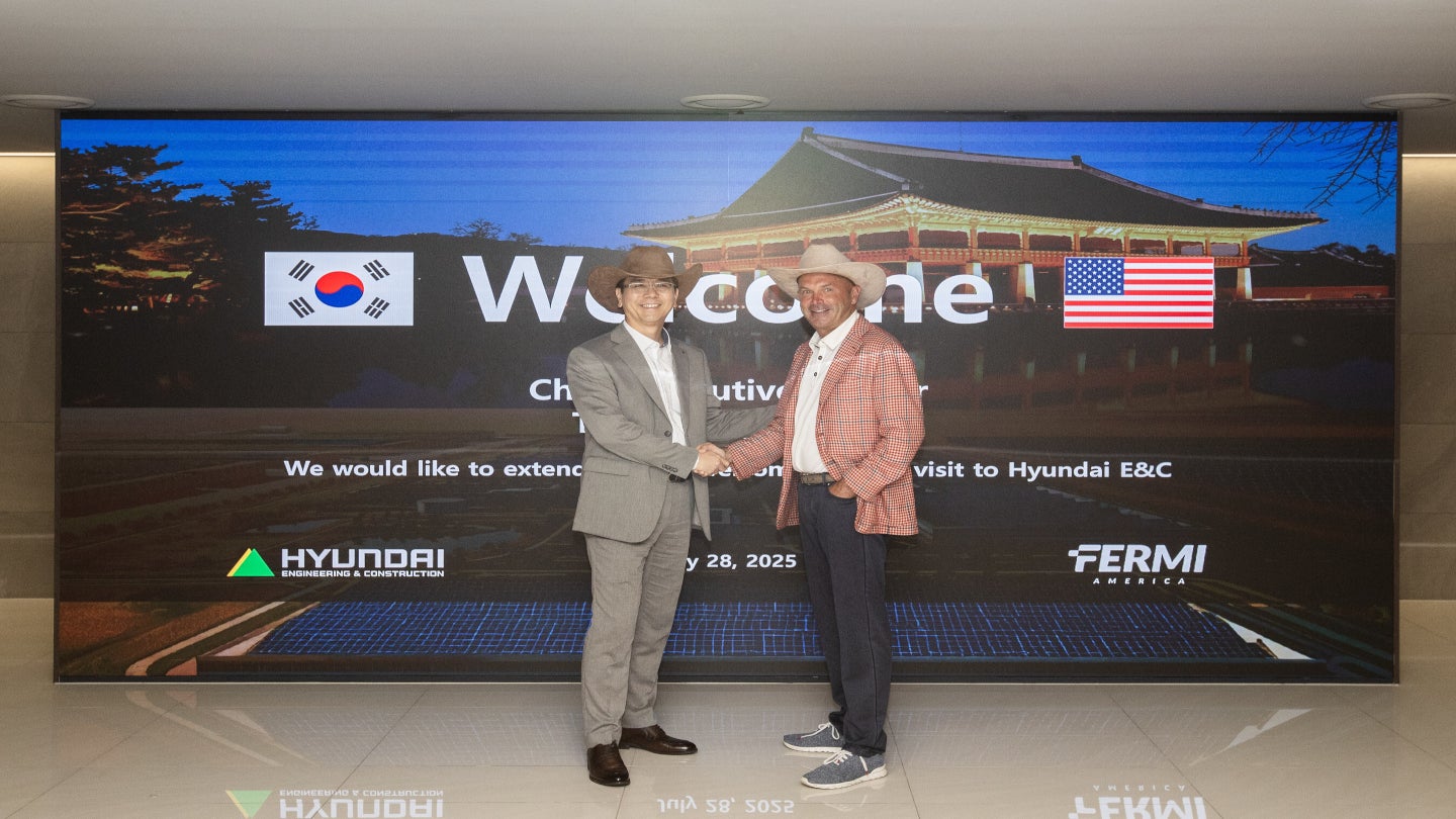Fermi America and Hyundai sign MoU for nuclear-powered grid project