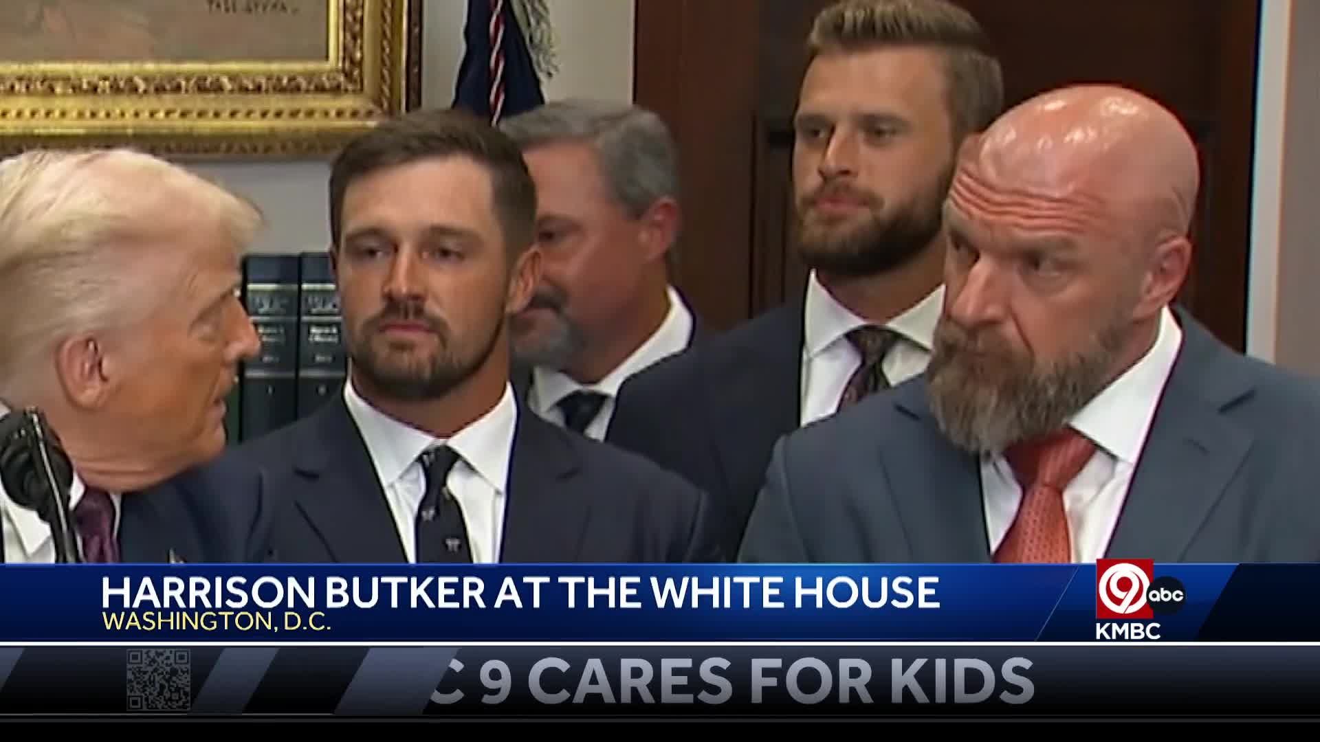 Harrison Butker joins Trump at White House for return of Presidential ...