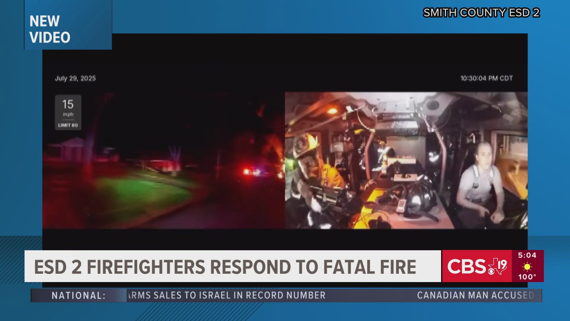 Smith County ESD 2 responds to fatal fire