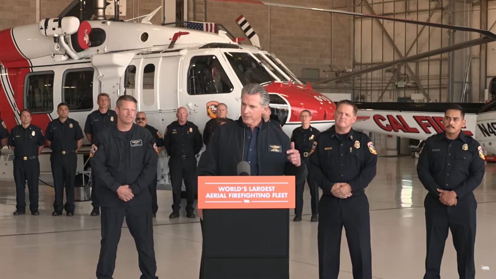 WATCH: Newsom, Cal Fire announce new helicopters