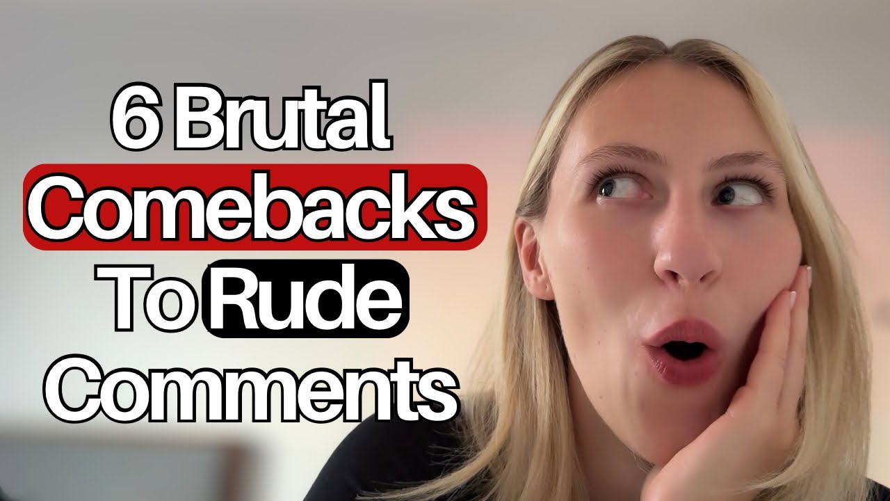 How to Handle Rude or Disrespectful Comments Gracefully