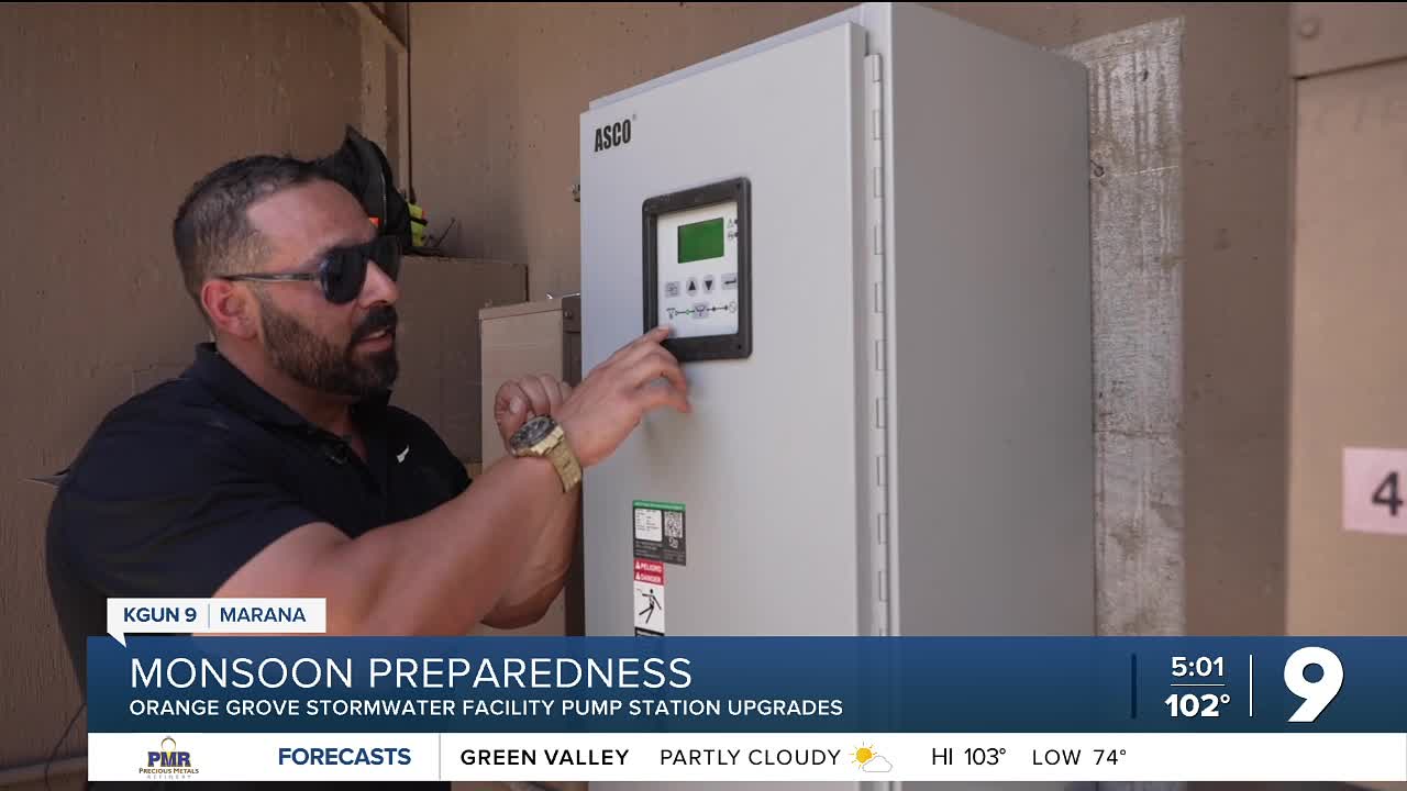 Orange Grove Stormwater Facility Pump Station receives upgrades