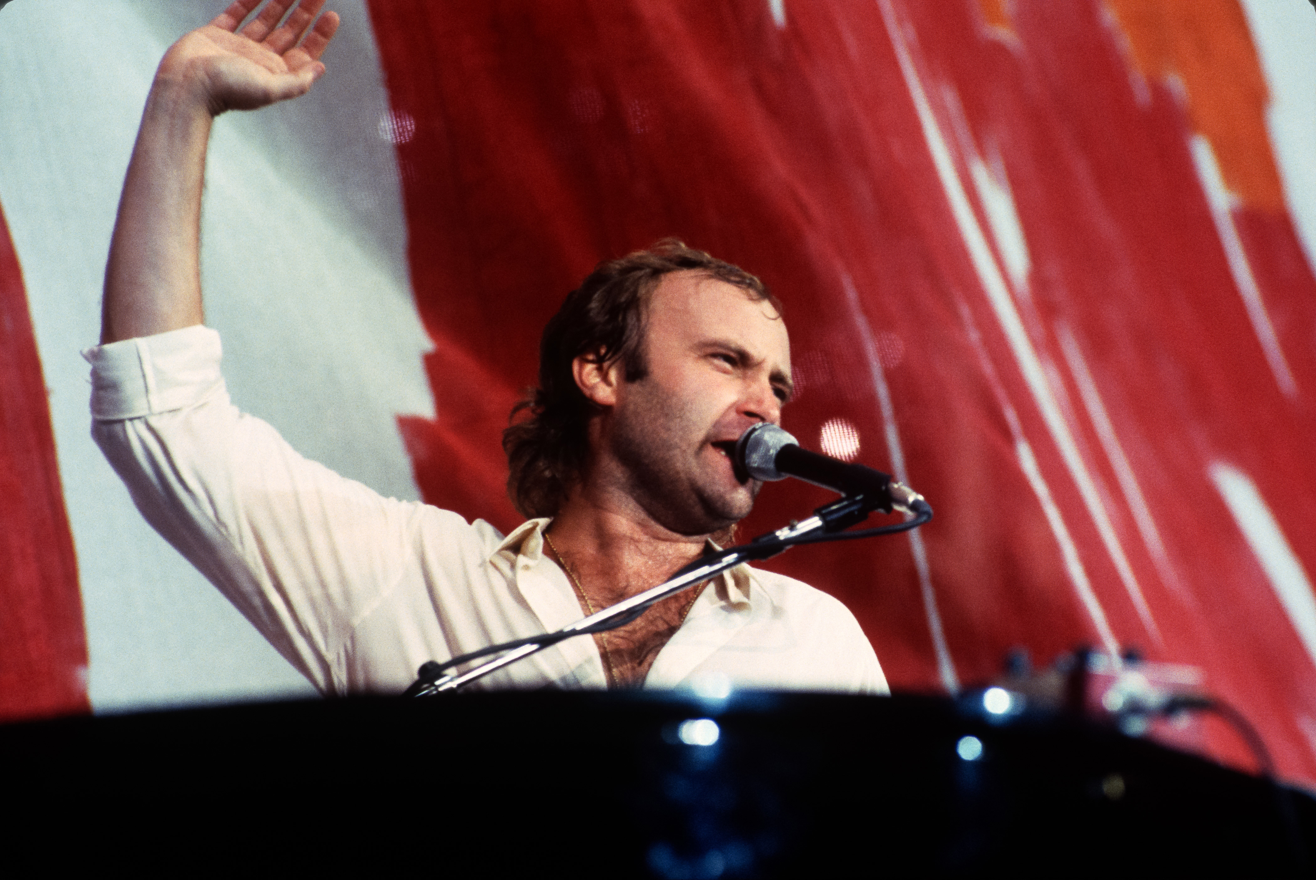 Legendary rocker Phil Collins makes rare public appearance after ...