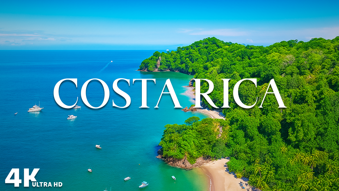 What Nature Looks Like in Costa Rica – With Peaceful Music (4K)