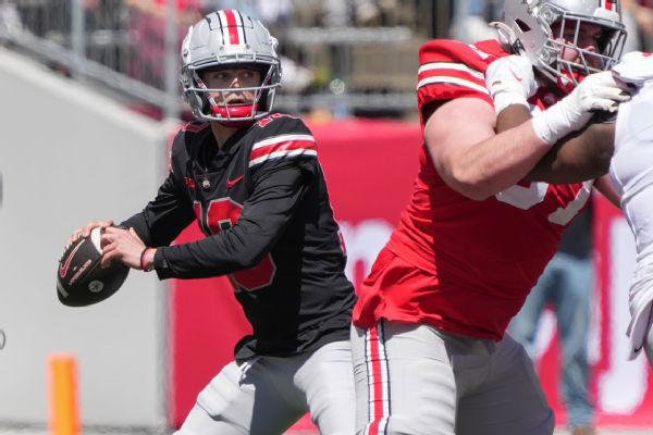 Ohio State's Ryan Day explains what will decide QB competition