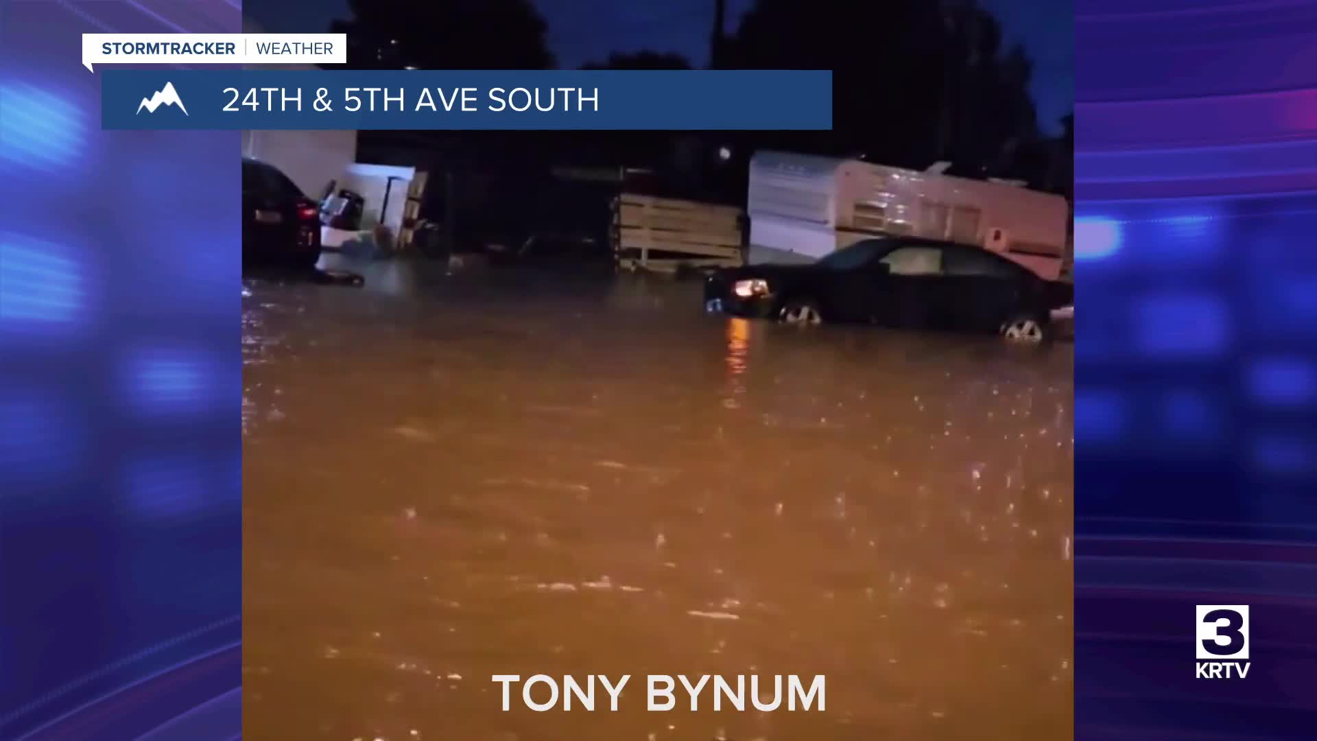 Heavy rain causes flash flooding in Great Falls