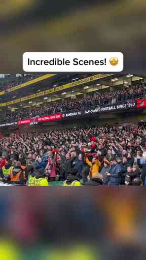 Bohemians Fans Celebrate Dublin Derby Victory