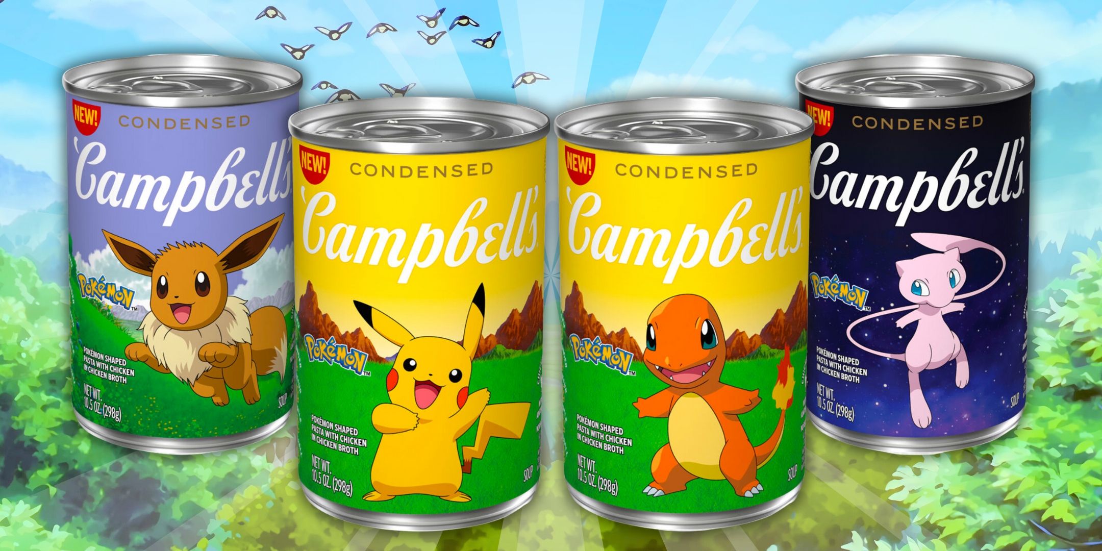 Campbell's Soup Reveals 8 Bold Pokémon Designs for New U.S. Release