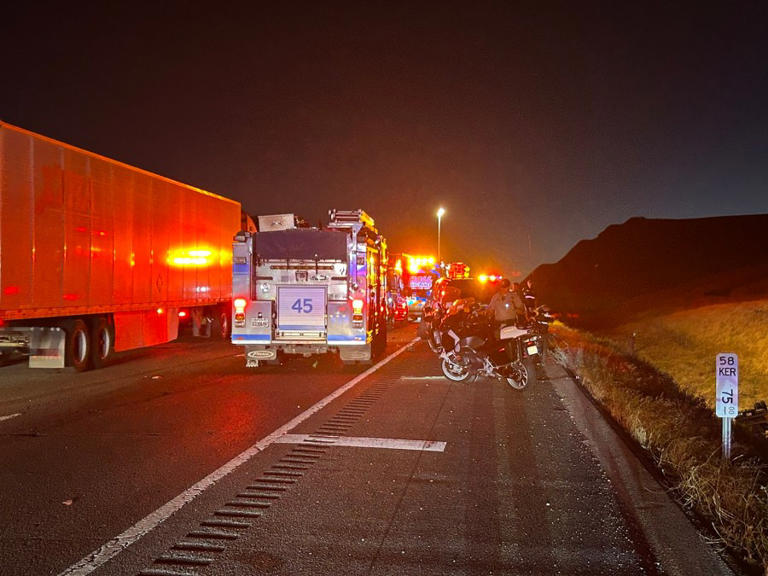 Multi-car crash sends cars down embankment off Hwy 58