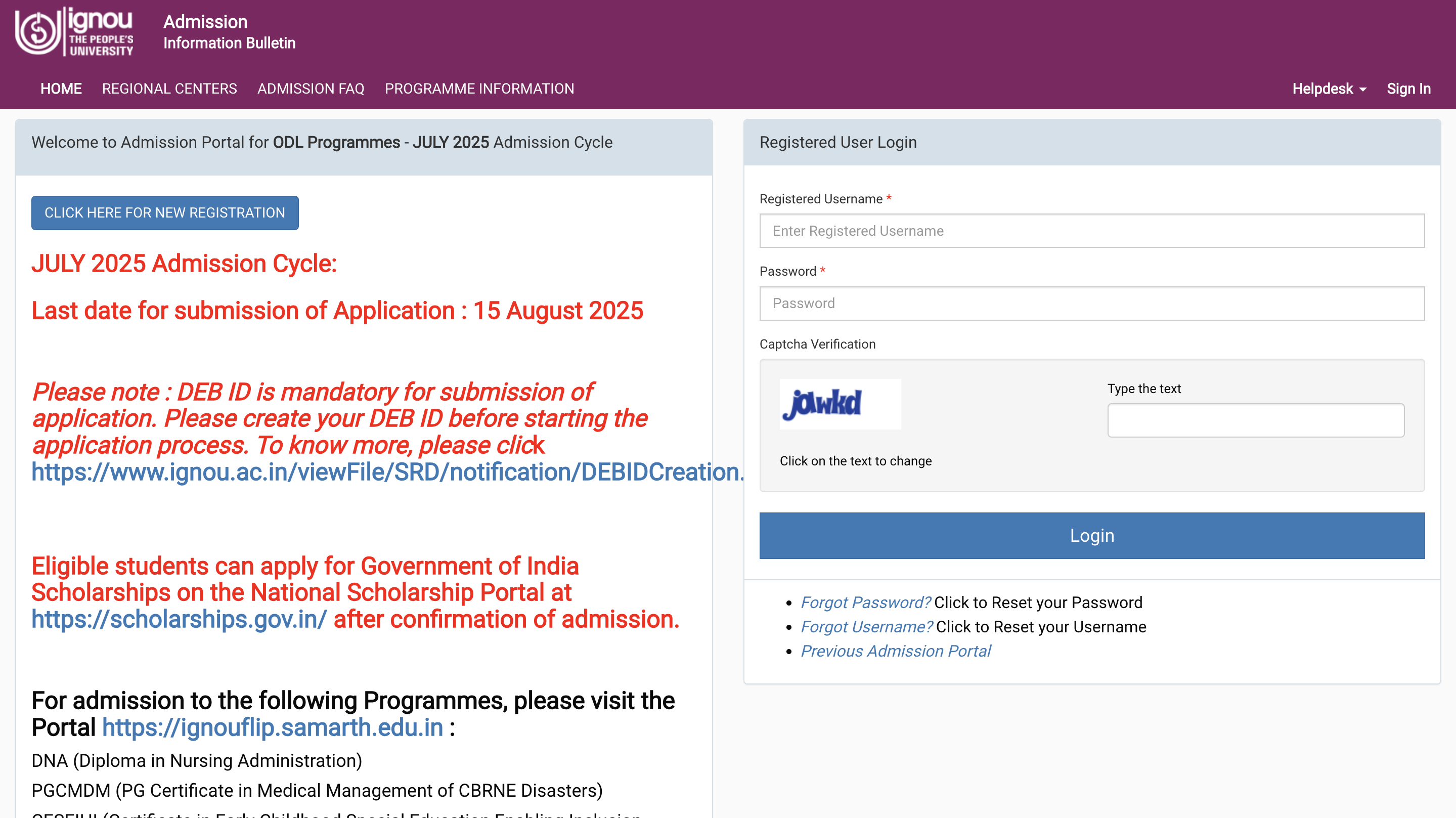 IGNOU July 2025 registration deadline extended again: Check new date ...