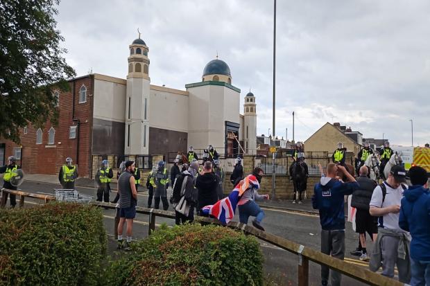 Mosque where worshippers locked themselves in during riots forced to up ...