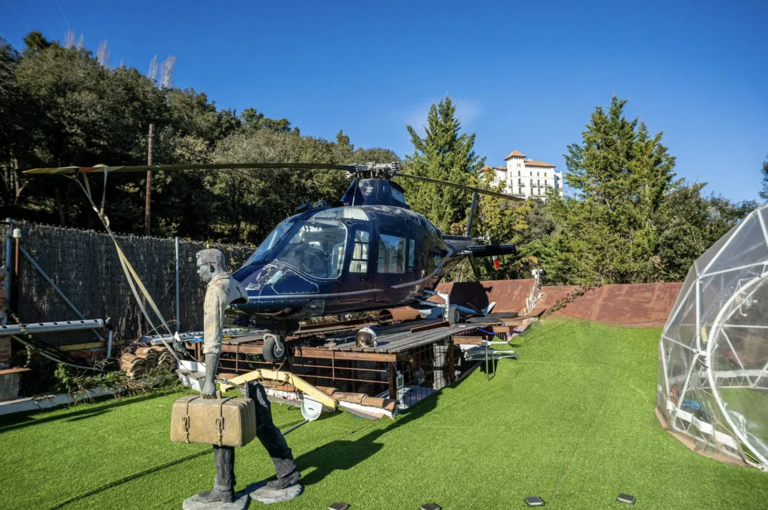 Barcelona home for sale at €1.1m with a helicopter in the garden