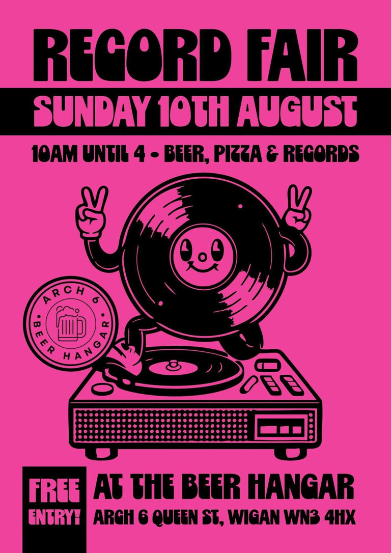 Wigan goes analogue with new record fair hitting town centre