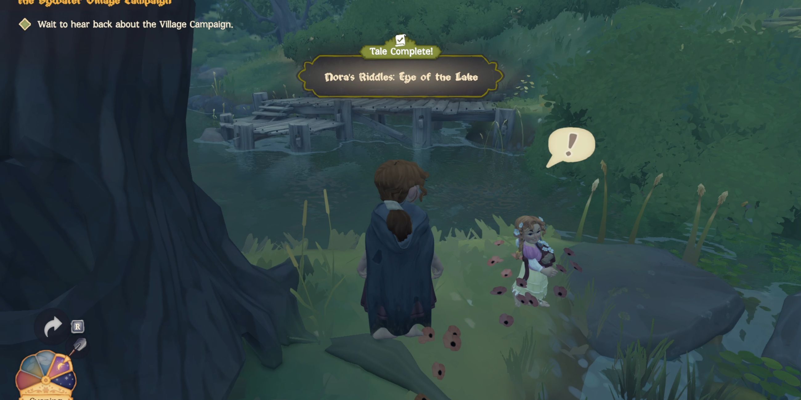 Eye of the Lake Riddle Solution in Tales of the Shire