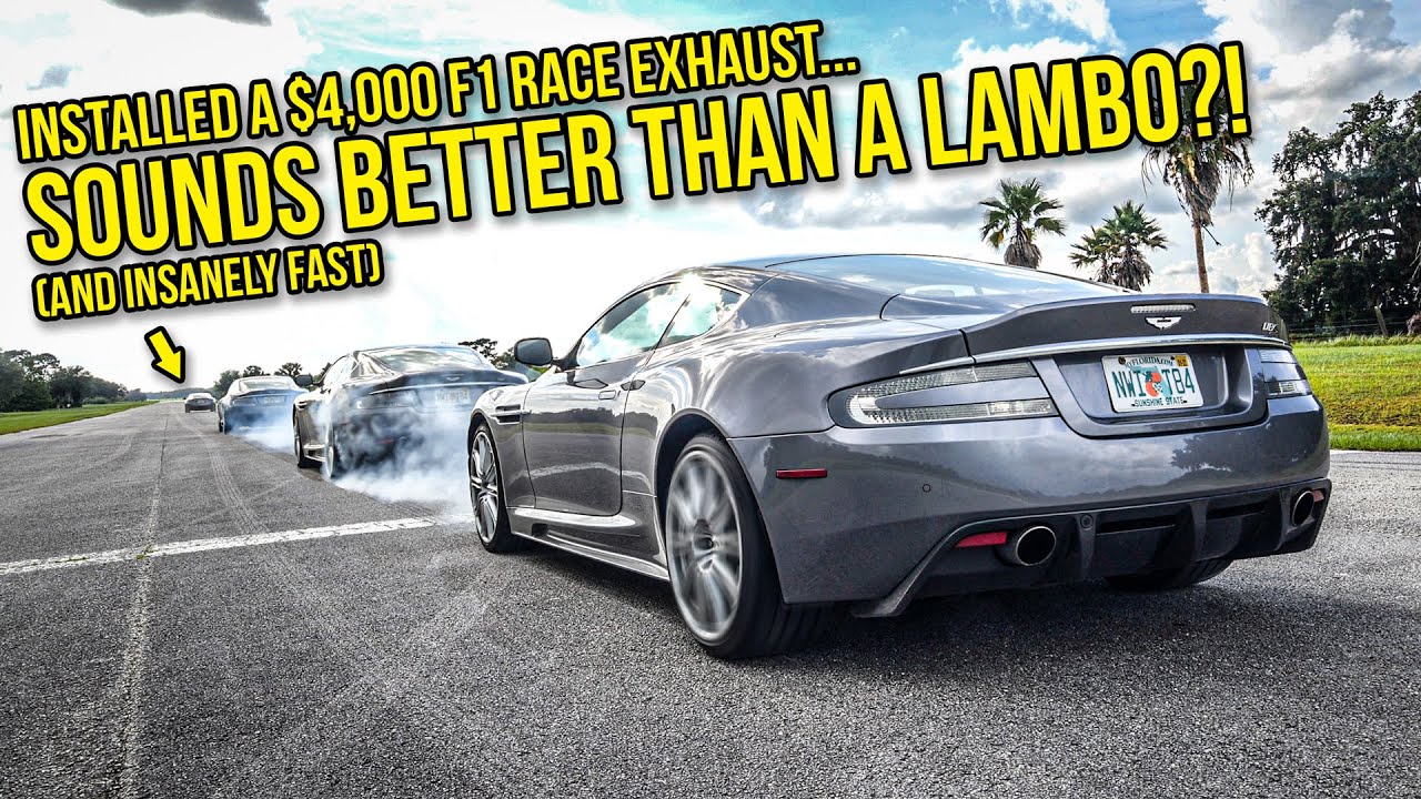 I made my Aston Martin DBS sound like a Pagani Zonda!