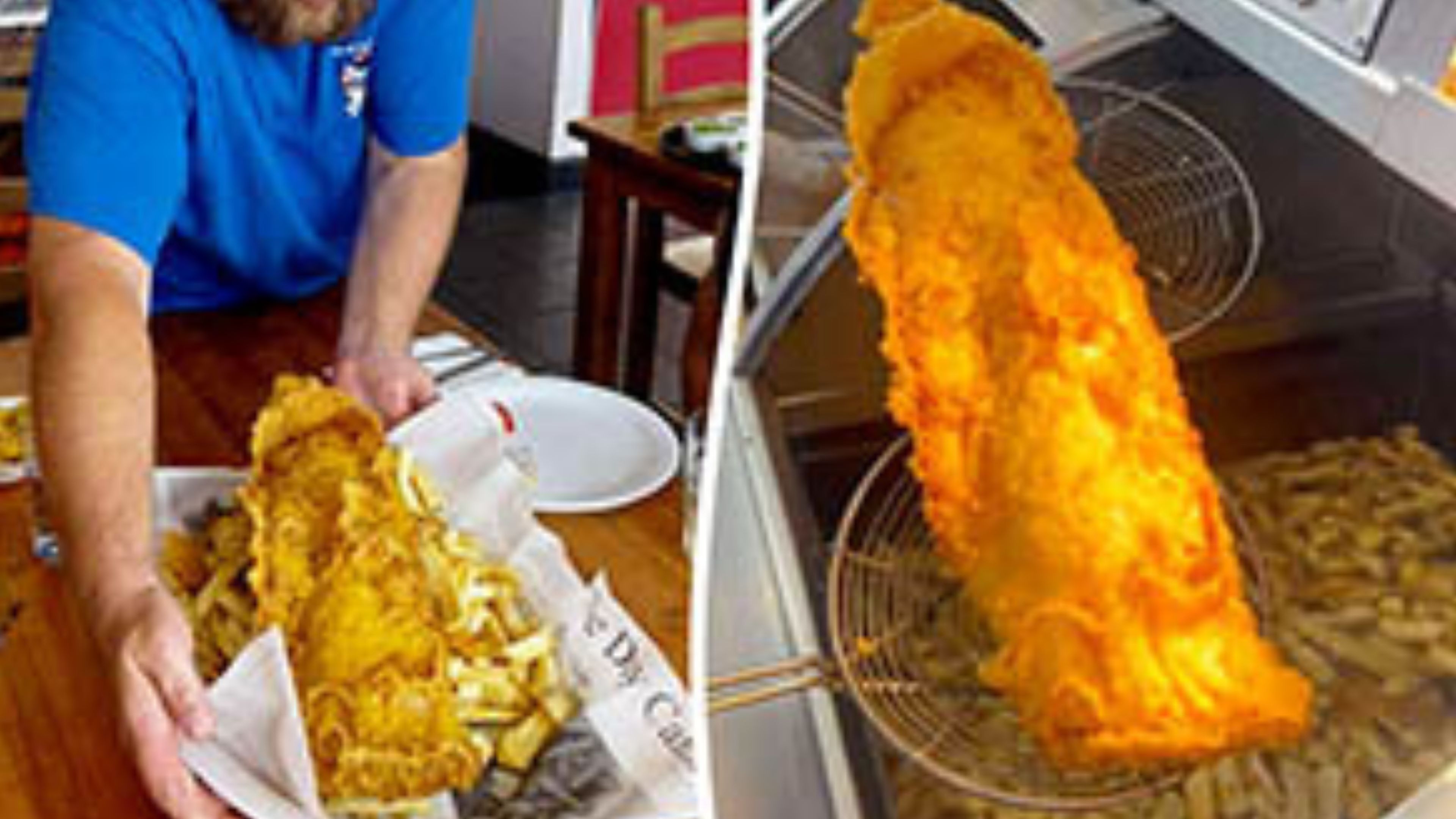 Chippy serves up enormous 2kg cod and chips - for £65