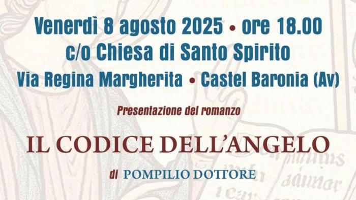 Castel Baronia celebra la cultura con il romanzo "Il codice dell'Angelo"