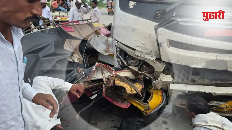 Beed accident news: शिवशाहीच्या धडकेत तरुण रिक्षाचालकाचा बळी, संतप्त ...