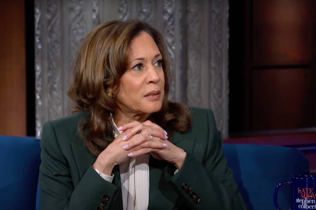 Kamala Harris Tells Colbert Why She's Not Running for California Governor
