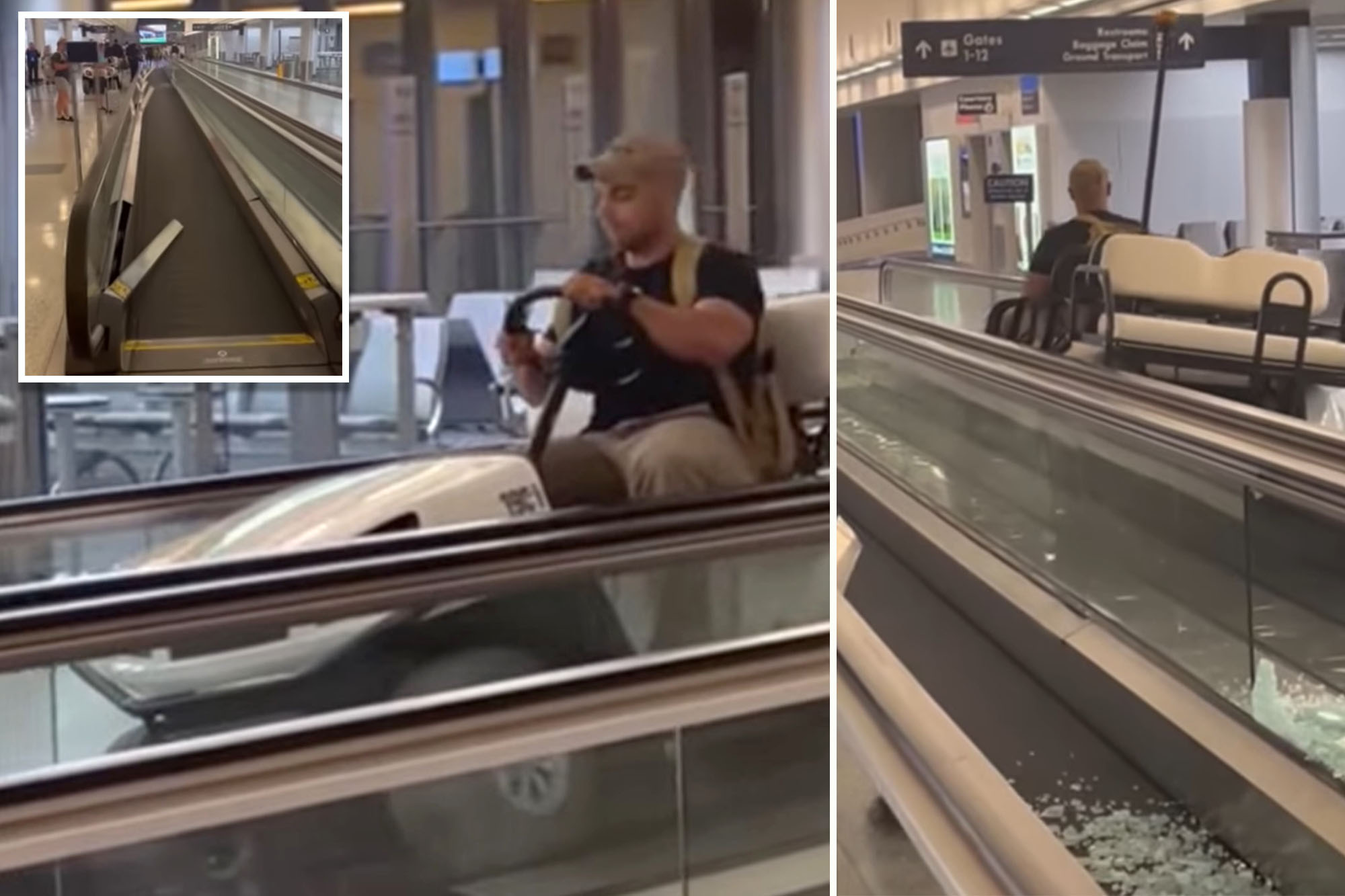 Drunk Wyoming traveler Kevin Sinning steals golf cart, goes on ...