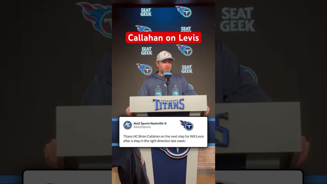 a to z sports nashville: titans coach brian callahan on will levis ...