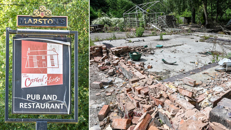 Britain’s wonkiest pub still a 'heartbreaking' ruin